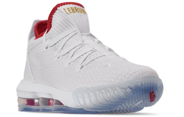 Nike Lebron 16 Low "draft Night" Basketball Sneakers - White/red