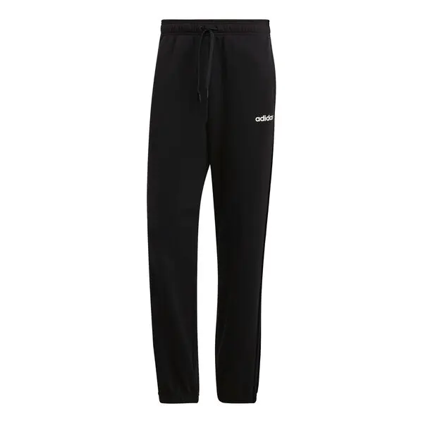 Adidas Loose Knit Breathable Stripe Casual Sports Pants - Black