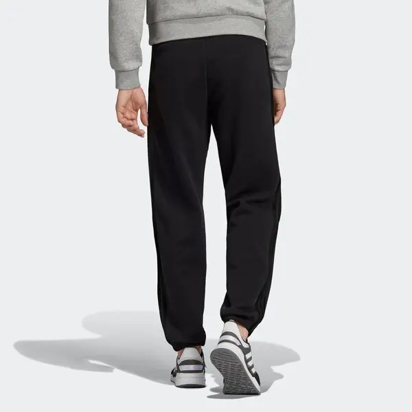Adidas Loose Knit Breathable Stripe Casual Sports Pants - Black