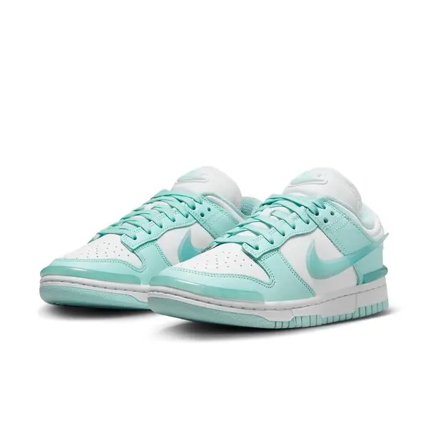 Nike Dunk Low Twist "jade Ice - Summit White/jade Ice