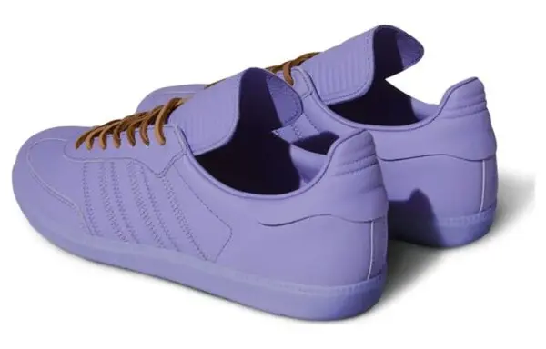 Adidas X Pharrell Humanrace Samba Sneakers - Purple/brown