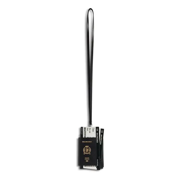 Balenciaga Passport Phone Holder - Black