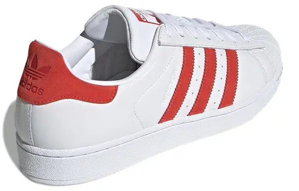 Adidas Superstar Sneakers - Ftwr White/active Red