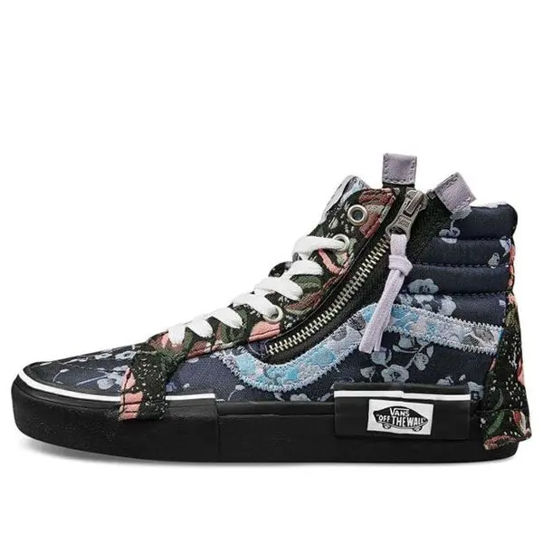 VANS Sk8-hi Reissue Cap 'florals' High Top Sneakers - Black