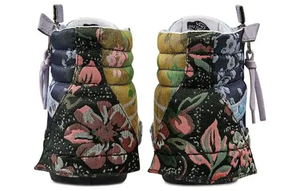 VANS Sk8-hi Reissue Cap 'florals' High Top Sneakers - Black