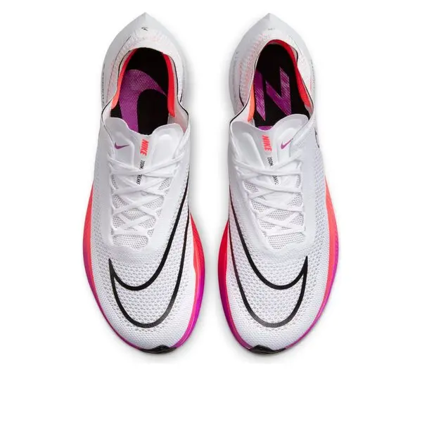 Nike Zoomx Streakfly Running Sneakers - White/pink