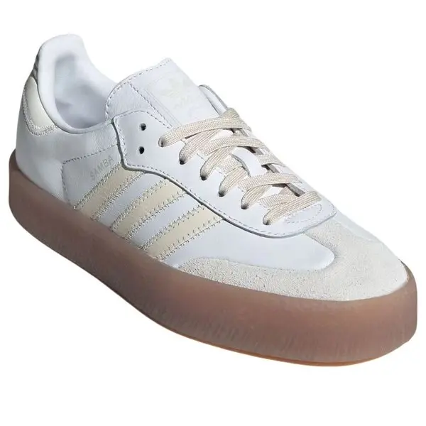 Adidas Sambae Platform Sneakers - Beige/white/gum