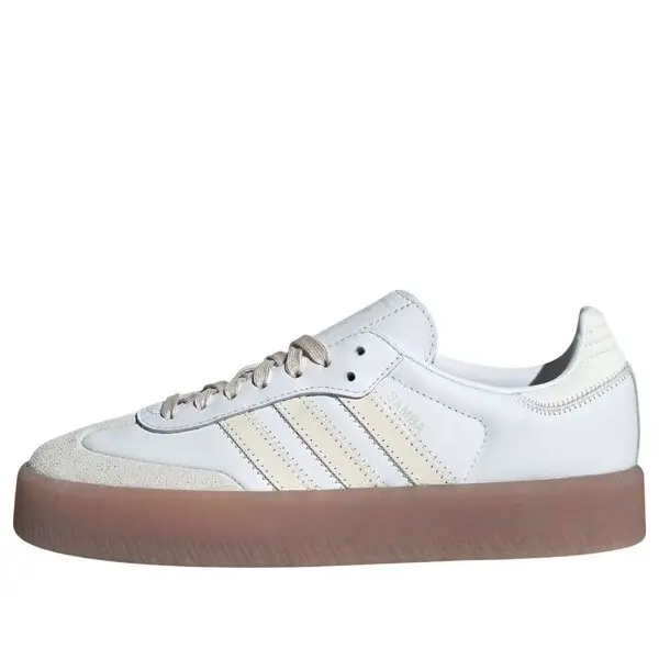 Adidas Sambae Platform Sneakers - Beige/white/gum