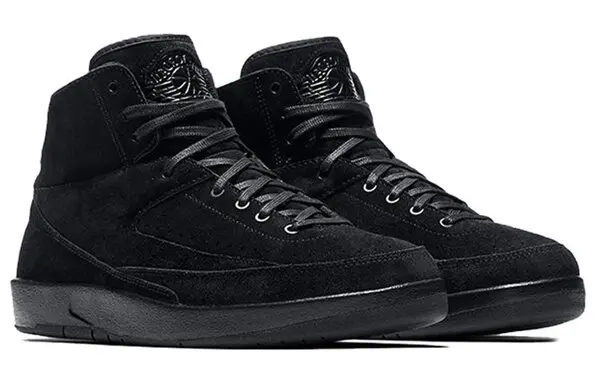 JORDAN 2 Retro Deconstructed High Top Sneakers - Black