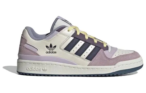Adidas Originals Forum Low Cl Sneakers - White/purple