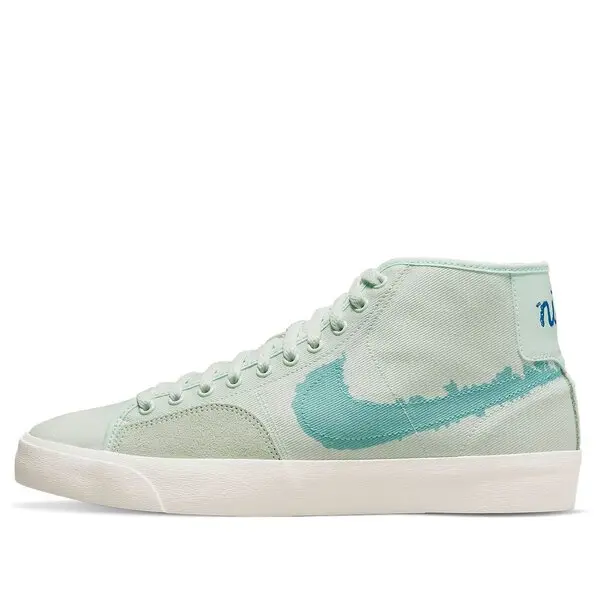 Nike Blazer Court Mid Premium Sb Sneakers - Green/blue