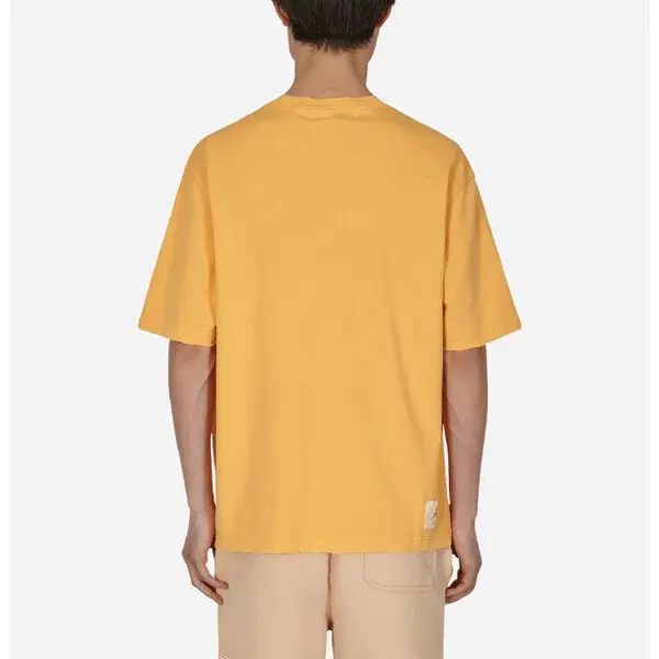 JORDAN X Union Crossover Solid Color Character Alphabet Printing Round Neck Short Sleeve Asia Edition Yellow - Default Color
