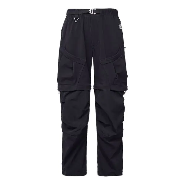 Nike Solid Color Multiple Pockets Detachable Athleisure Pants - Multi-color