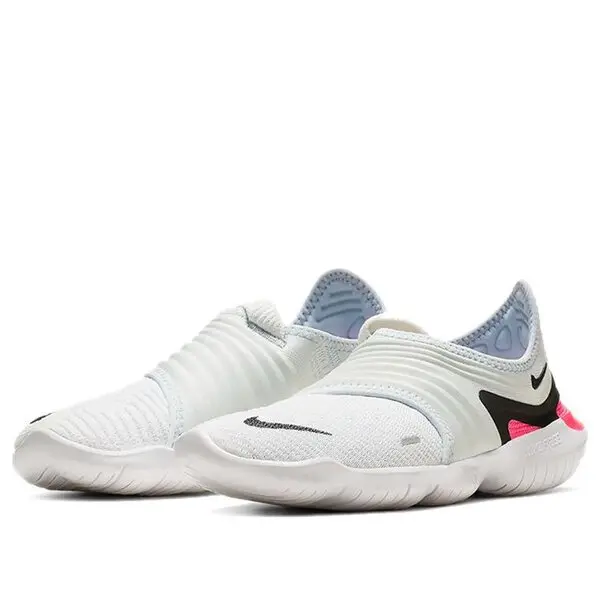 Nike Free Rn Flyknit 3.0 Sneakers - White/pink