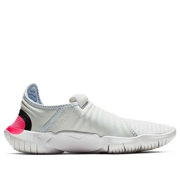 Nike Free Rn Flyknit 3.0 Sneakers - White/pink