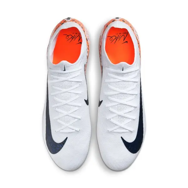 Nike Mercurial Vapor 16 Elite Football Cleats - White/orange