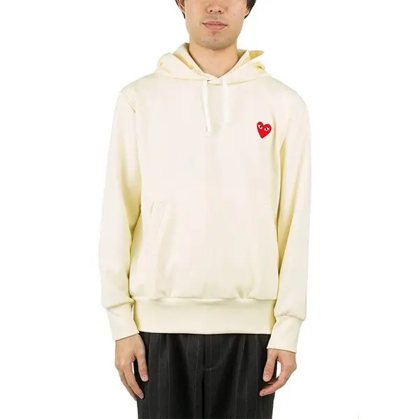 Play Comme Des Garcon Red Heart Hoodie