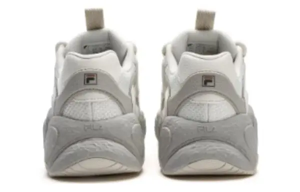 FILA Croissant Chunky Lace-up Sneakers - White/grey