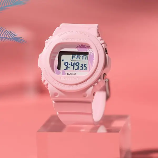 Casio Baby-g Bgd-570bc-4 Shock Resistant Water Watch - Pink