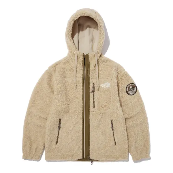 The North Face Fleece Zip-up Hoodie - Brown