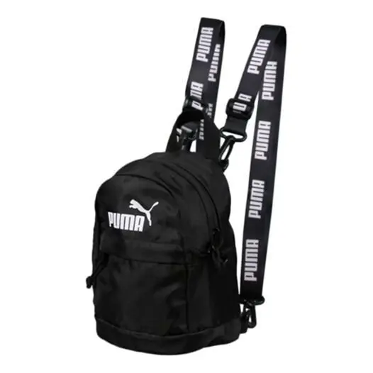 PUMA Minime Retro Backpack - Black/white