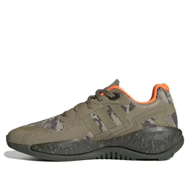 Adidas Zx Alkyne Athletic Sneakers - Green/gray/orange