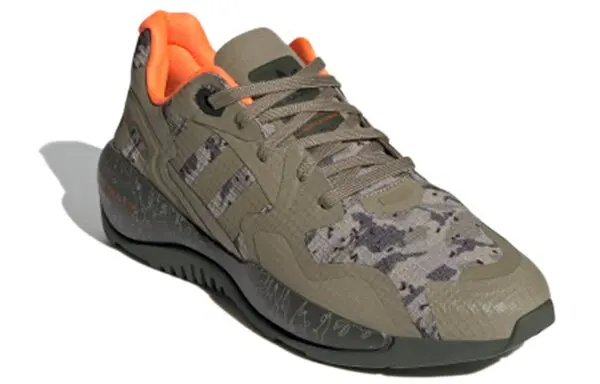 Adidas Zx Alkyne Athletic Sneakers - Green/gray/orange