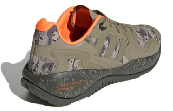 Adidas Zx Alkyne Athletic Sneakers - Green/gray/orange