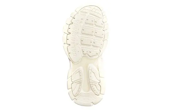 Balenciaga Track Sandals With Faux Fur