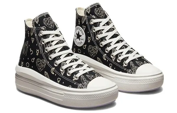 CONVERSE Chuck Taylor All Star Move High Top Sneakers - Black/white