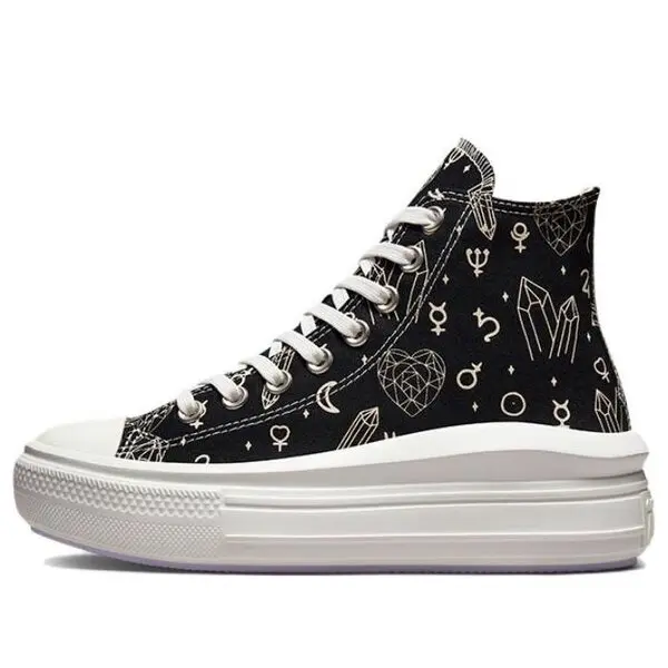 CONVERSE Chuck Taylor All Star Move High Top Sneakers - Black/white