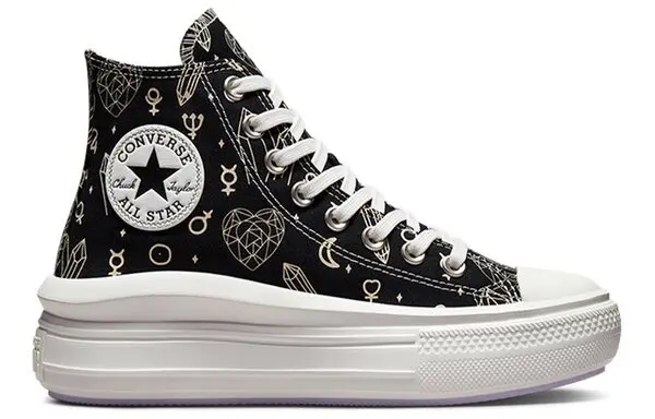 CONVERSE Chuck Taylor All Star Move High Top Sneakers - Black/white