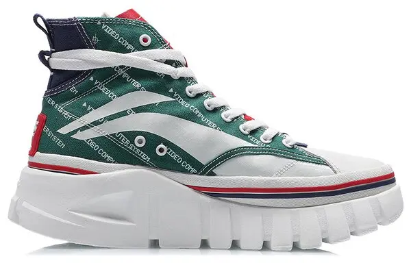 LI-NING High Top Lace-up Sneakers