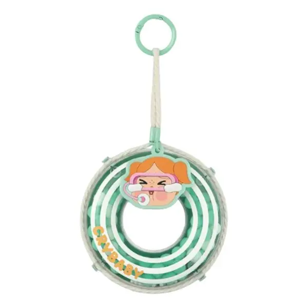 POP MART Crybaby Vacation Mode On Series Pendant "glug-glug - Multi-color