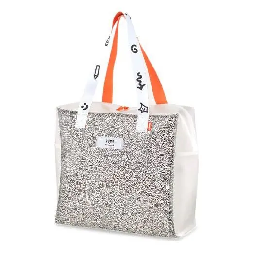 PUMA X Mr. Doodle Shopper Bag - White/black/orange