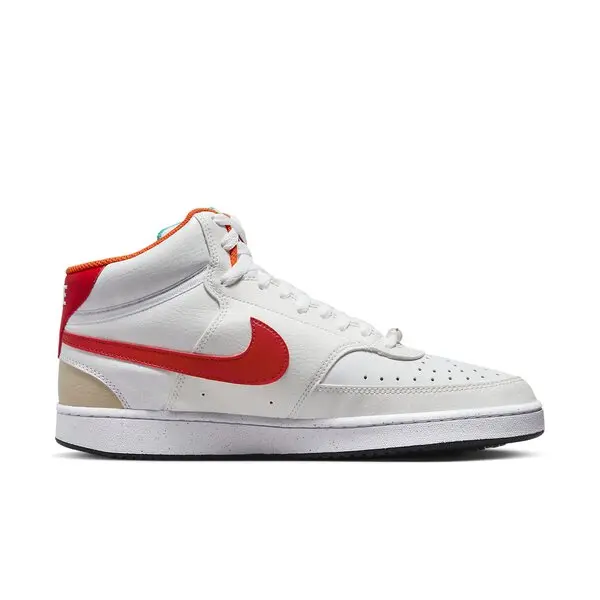 Nike Court Vision Mid Next Nature Sneakers - White/white/washed Teal