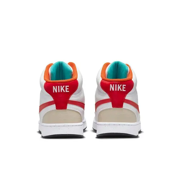 Nike Court Vision Mid Next Nature Sneakers - White/white/washed Teal