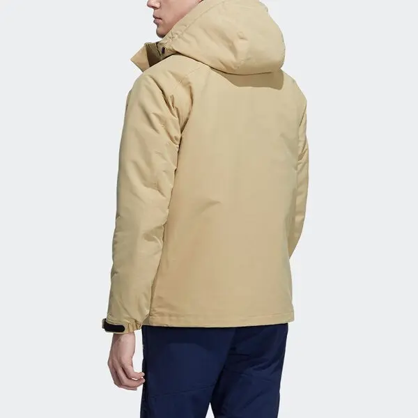 Adidas 3-in-1 Down Hooded Jacket - Light Khaki