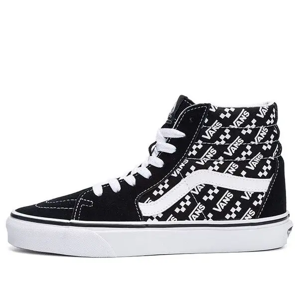 VANS Sk8-hi Logo Repeat High Top Sneakers - Black