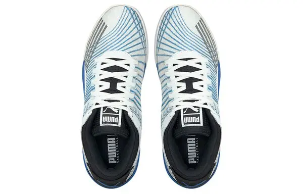 PUMA Clyde All Pro Basketball Sneakers - Black/white/blue