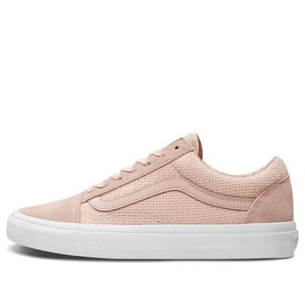 VANS Old Skool 'woven Check Spanish Villa - Pink/blue