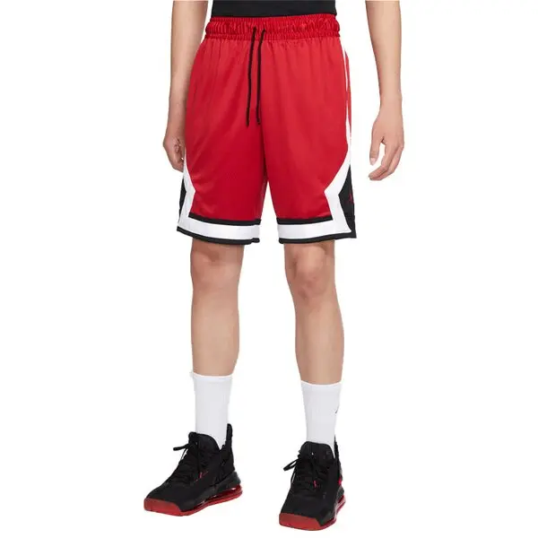 JORDAN Jumpman Diamond Basketball Shorts - Red