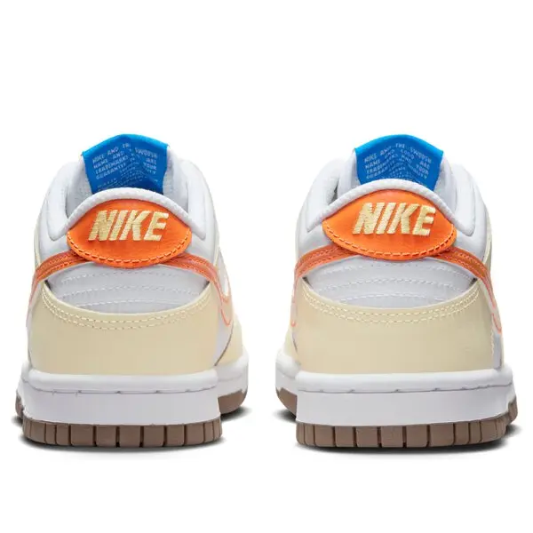 Nike Dunk Low Sneakers - White/coconut Milk/orange