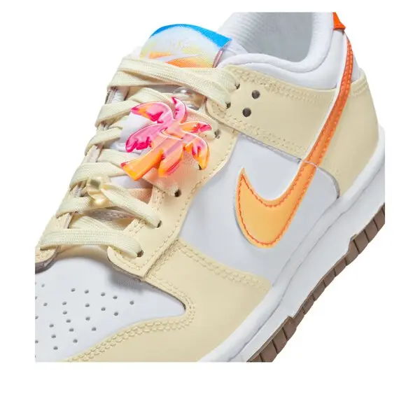Nike Dunk Low Sneakers - White/coconut Milk/orange