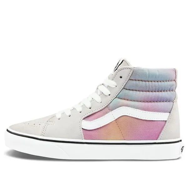 VANS Sk8-hi High Top Sneakers - Gray/pink/blue