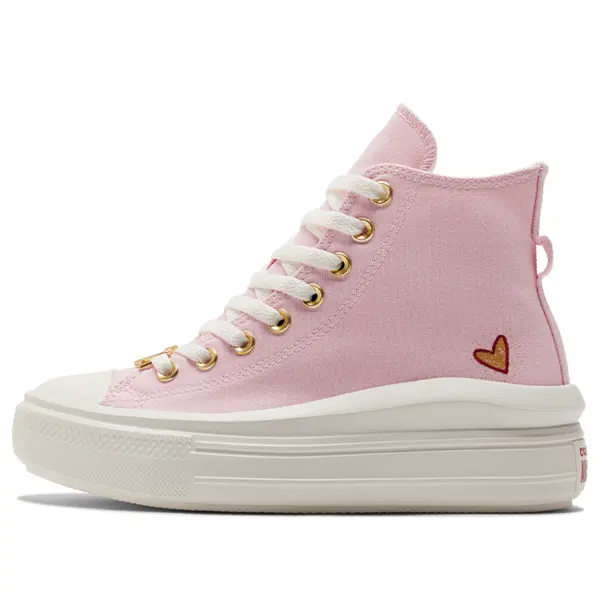 CONVERSE Chuck Taylor All Star Move Platform High Top Sneakers - Pink/red