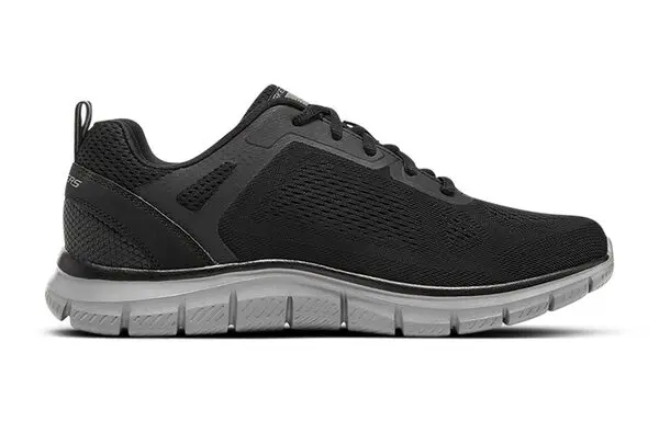 Sketchers Track Broader Trainers - Black/grey