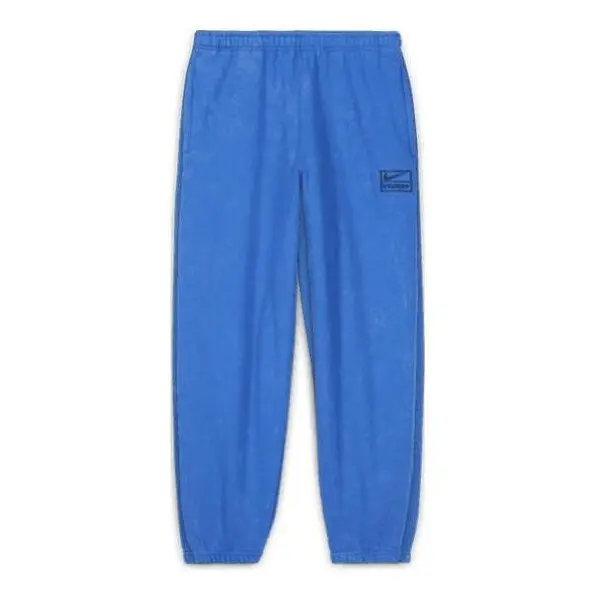 Nike X Stussy Acid Wash Pant 'game Royal