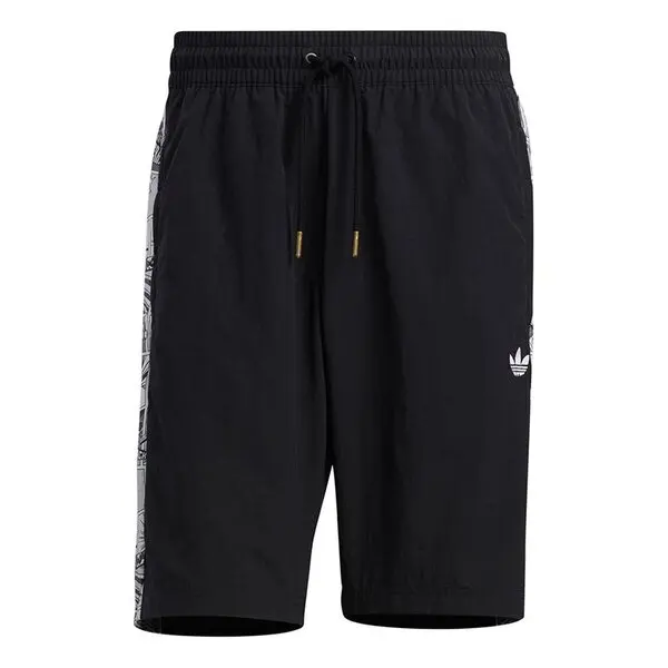Adidas Originals Manga Graphic Sports Shorts - Black