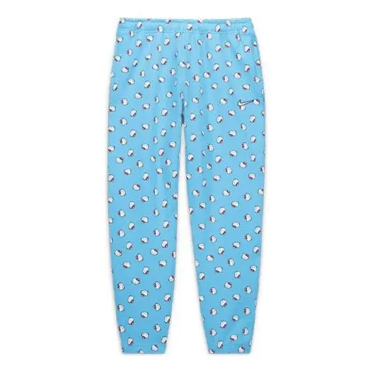 Nike X Hello Kitty Crossover Cat Full Print Casual Sports Long Pants - Multi-color